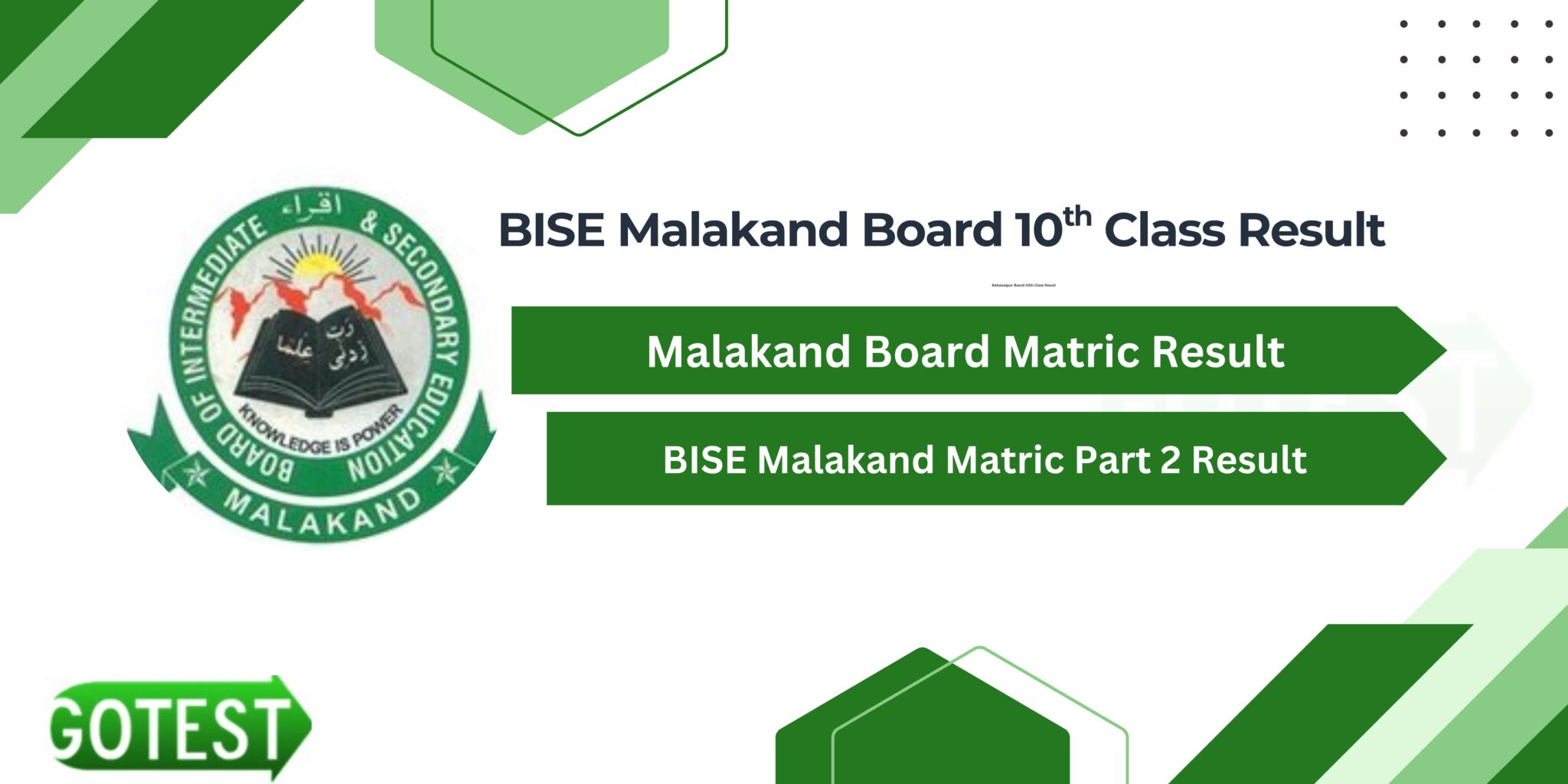 BISE Malakand Board Matric 9th & 10th Class Result 2025 Check Online By ...