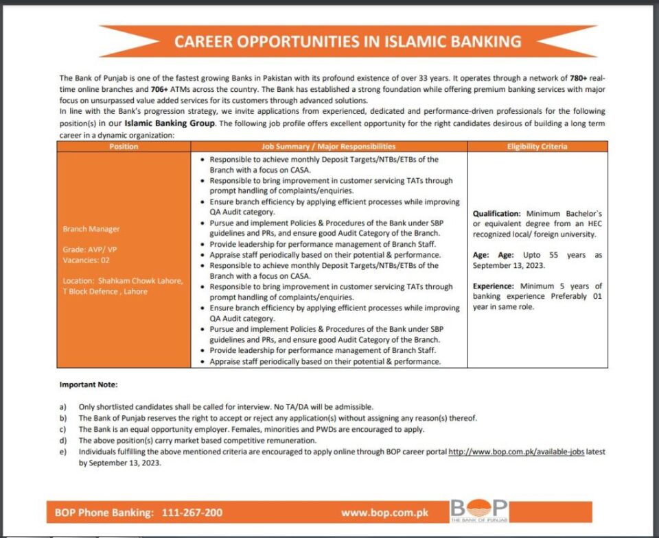 NTS BOP Jobs 2025 Eligibility Last Date Application Form Download Online