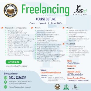 Thal University E-Rozgaar Scheme 2025 Apply Online Course Details