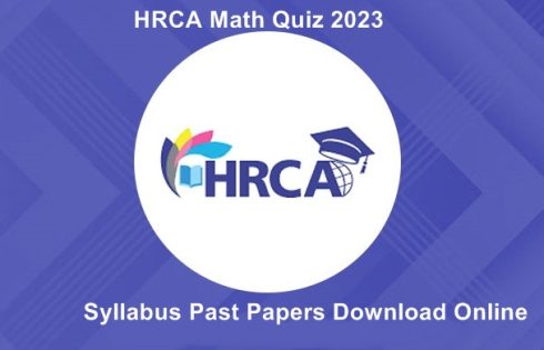 HRCA Math Quiz 2026 Syllabus Past Papers Download Online