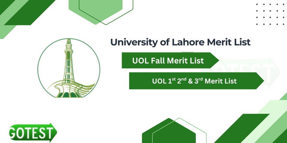 UOL Merit List 2026 – Check 1st, 2nd & Final Merit Lists