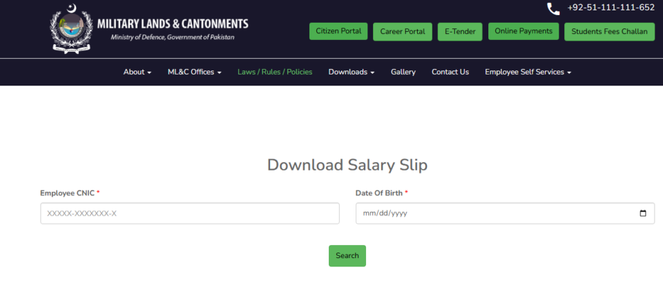MLC Pay Slip 2026 Download Online By CNIC Number