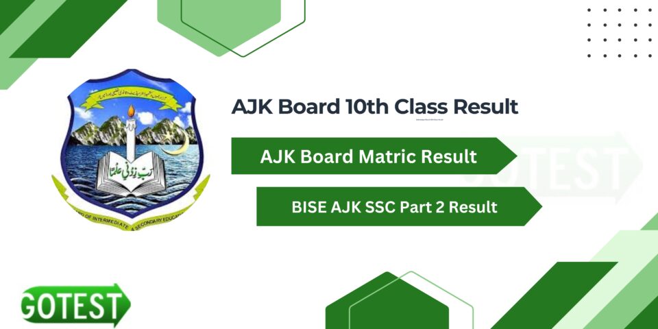 BISE AJK Board Matric 9th/10th Class Result 2025 Check Online