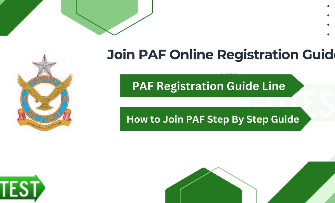 Join Pakistan Air Force Registration Online Guide