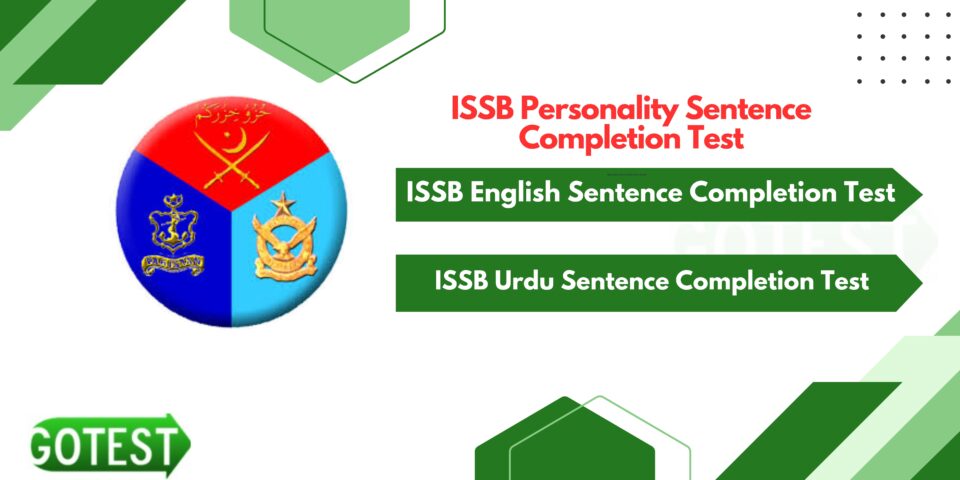 ISSB Sentence Completion Test Online